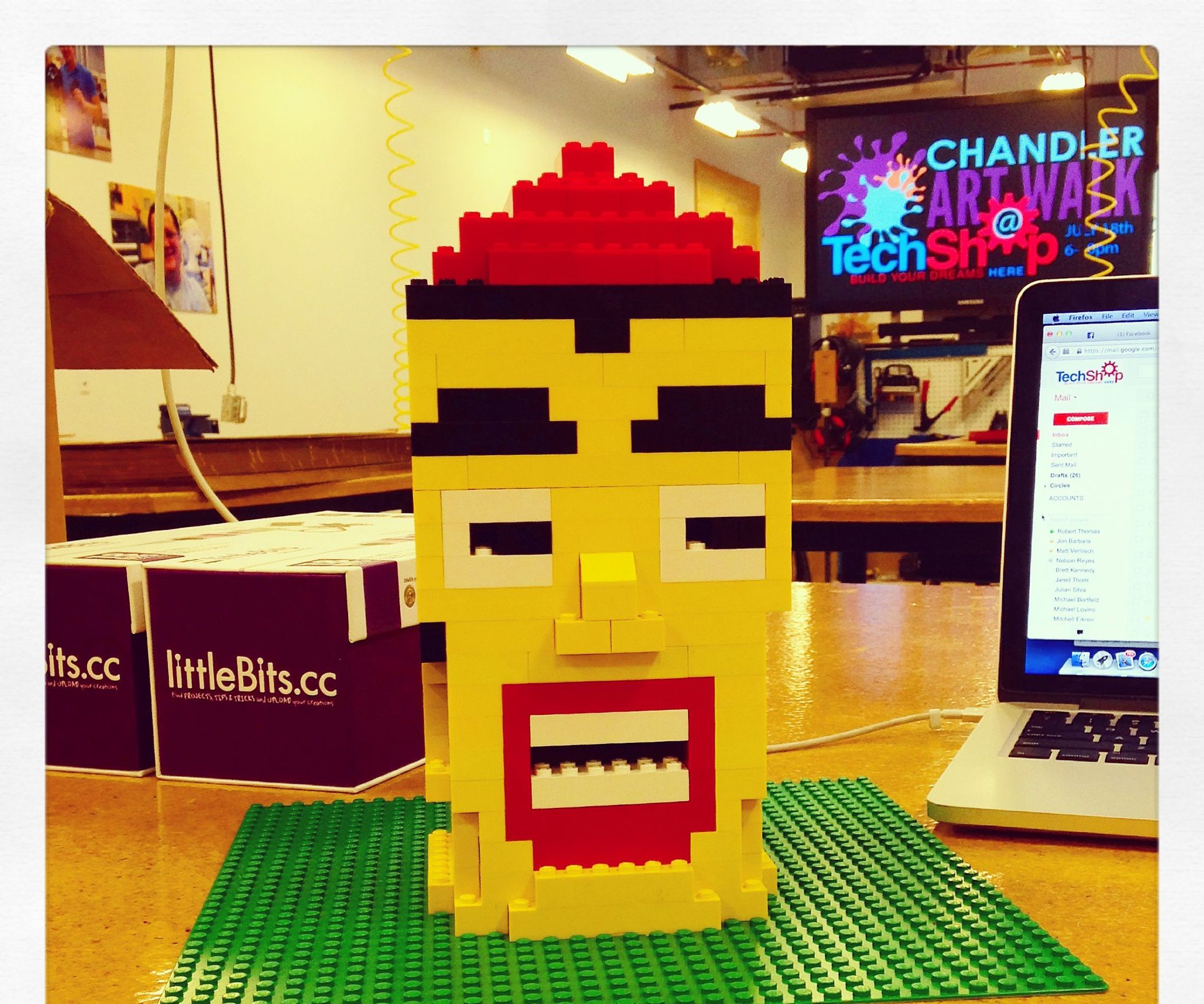 LittleBits + Lego Animated Head : 4 Steps (with Pictures) - Instructables