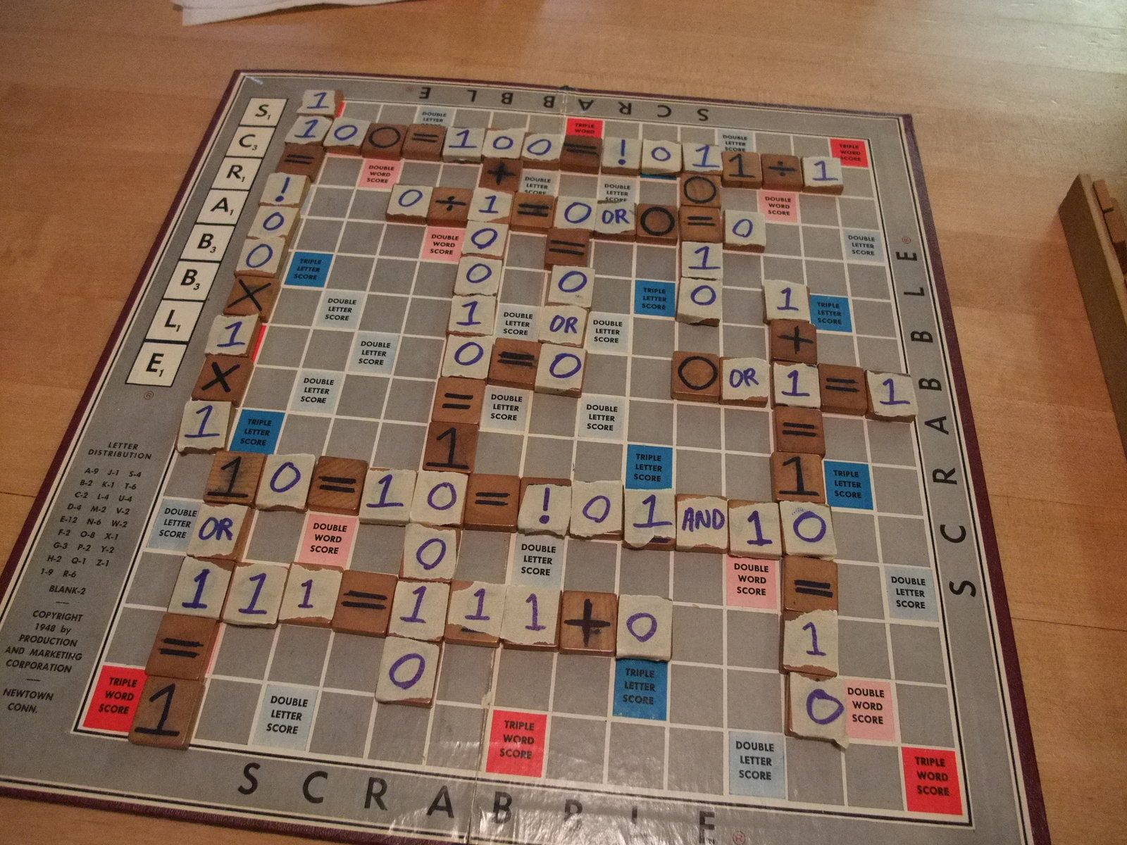 Binary Number Scrabble - the Game : 6 Steps - Instructables