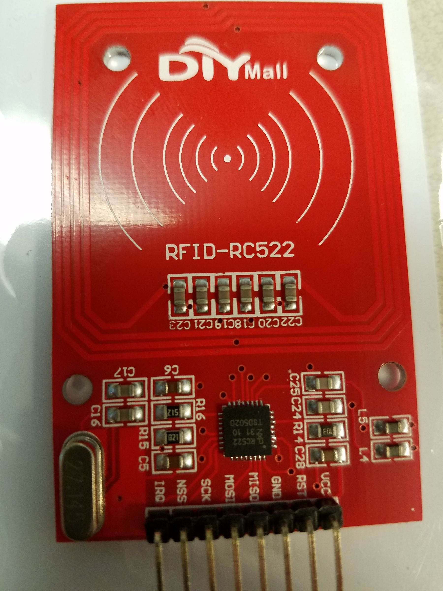 Yet Another Instructable on Using the DIYMall RFID-RC522 and Nokia LCD5110 With an Arduino : 8 ...