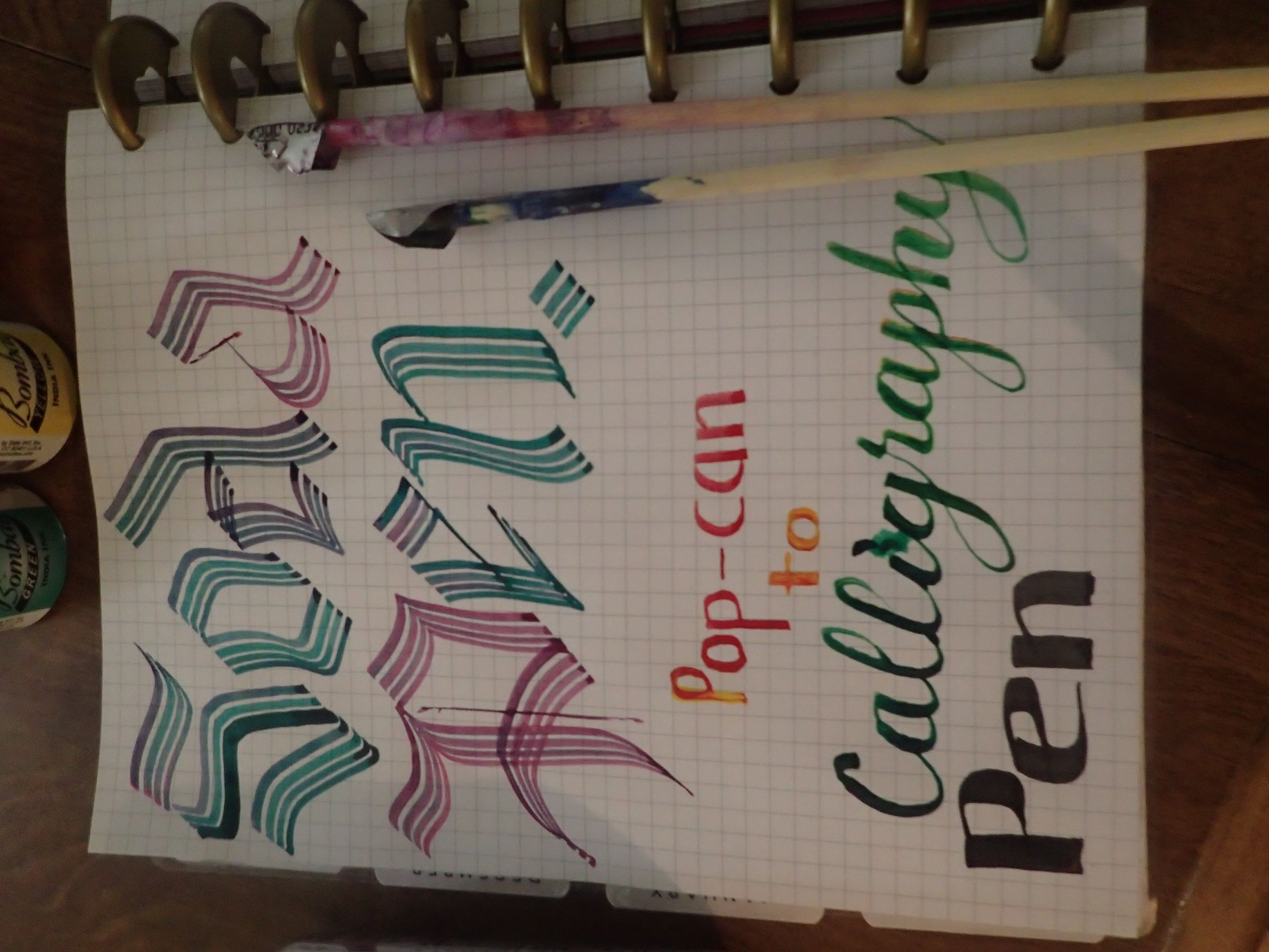 Pop-Can Calligraphy Pens : 5 Steps - Instructables