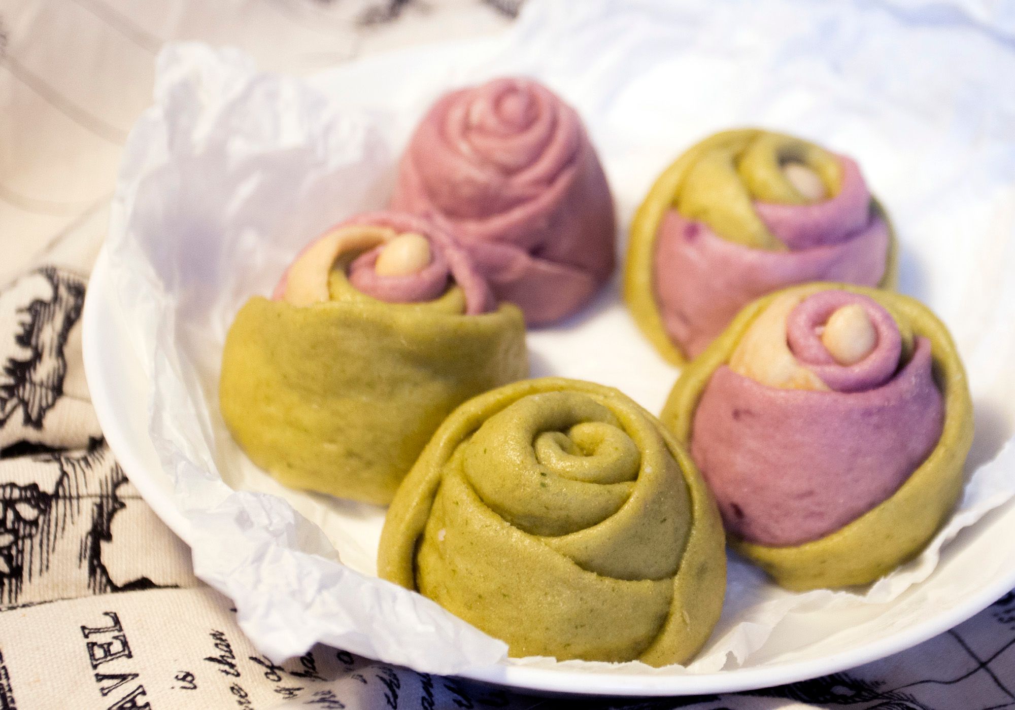 Colored Rose Steamed Bread : 7 Steps (with Pictures) - Instructables