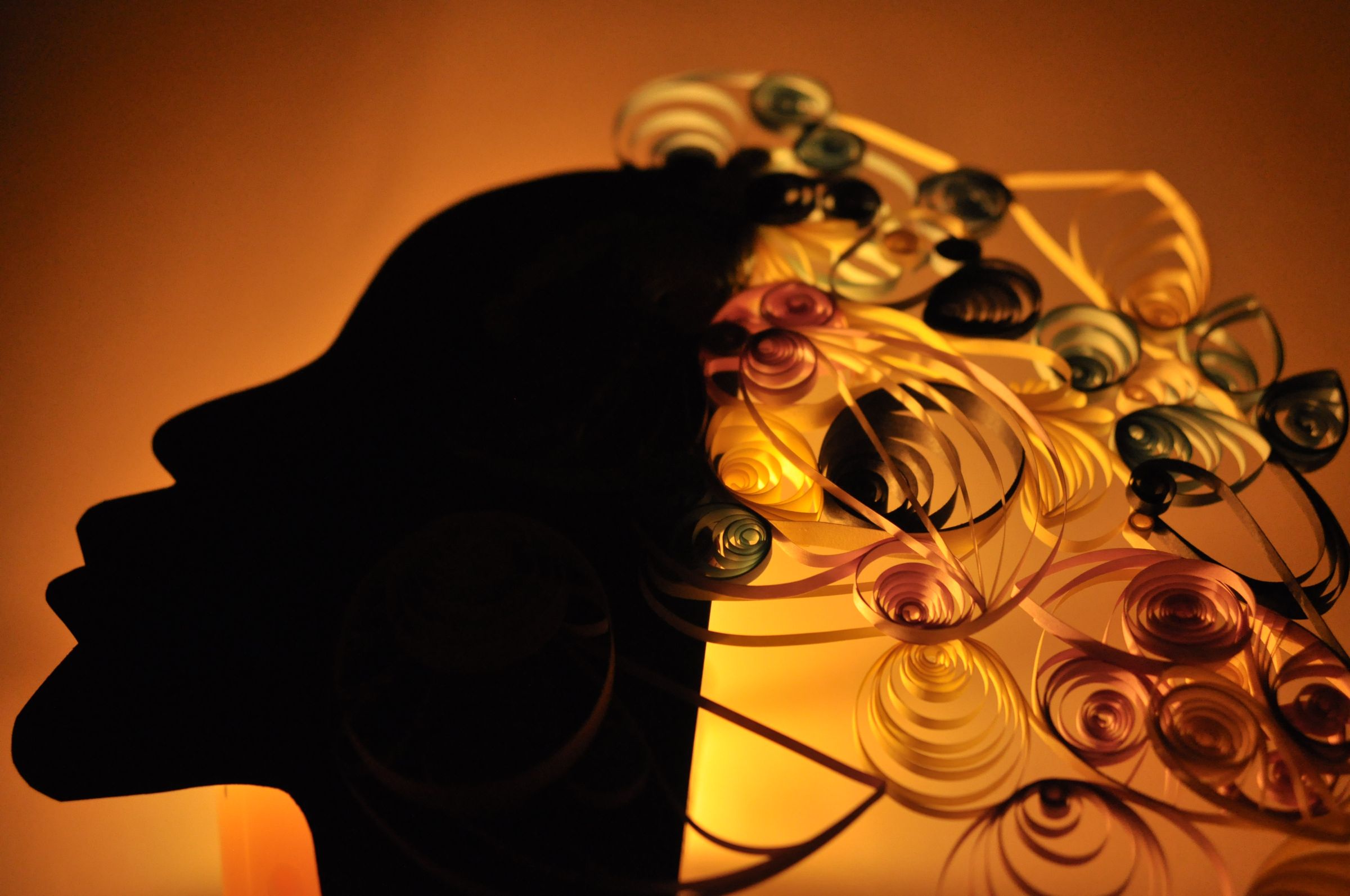 Flowering Head_quilled Paper Decoration : 4 Steps (with Pictures ...