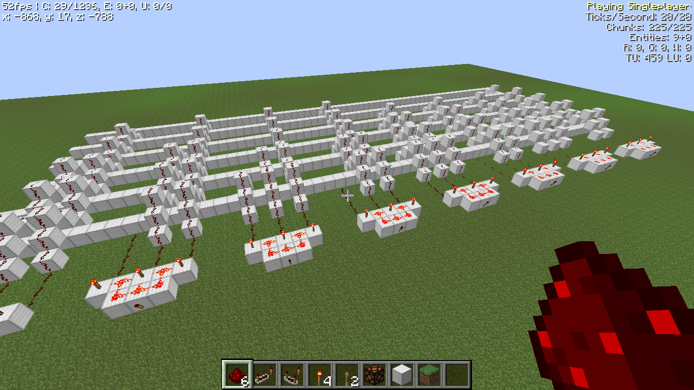 Binary Converter in Minecraft : 13 Steps - Instructables