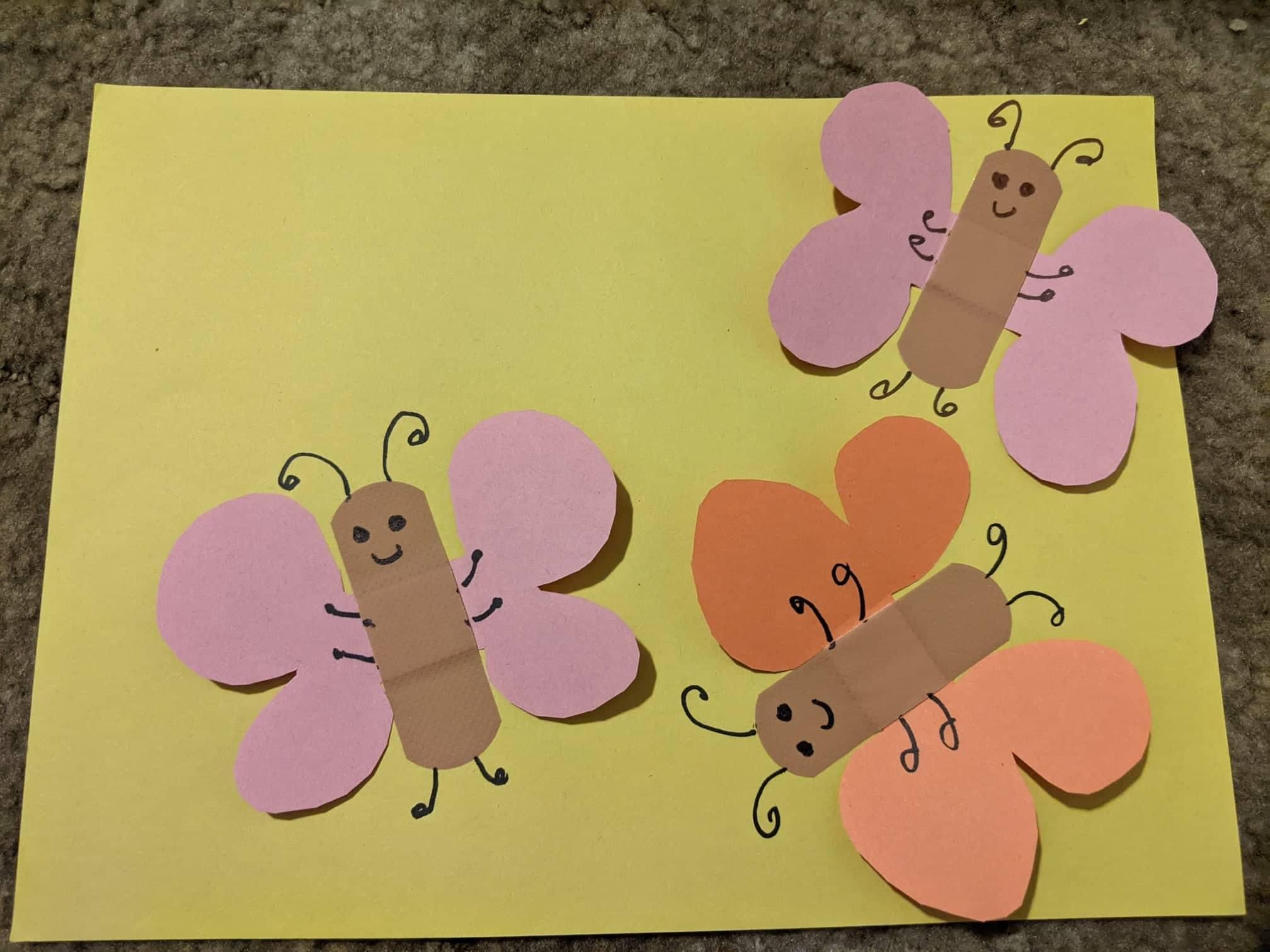 Band-Aid Butterflies : 7 Steps (with Pictures) - Instructables