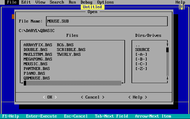 Using a Mouse in QBasic Programs : 3 Steps - Instructables