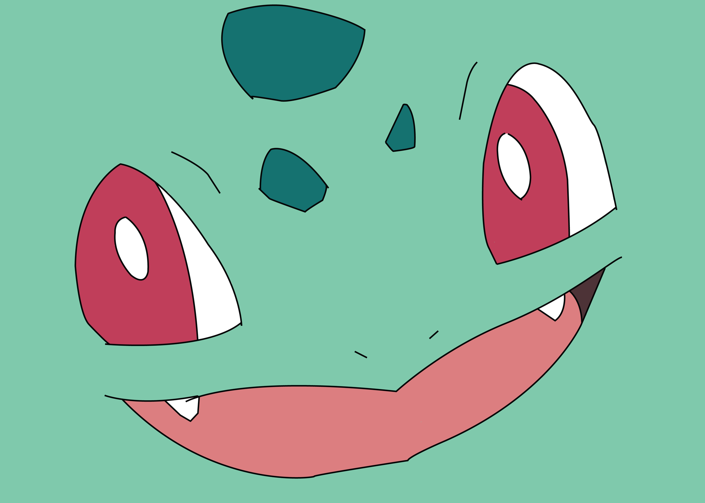Paint a Bulbasaur Rock : 3 Steps - Instructables