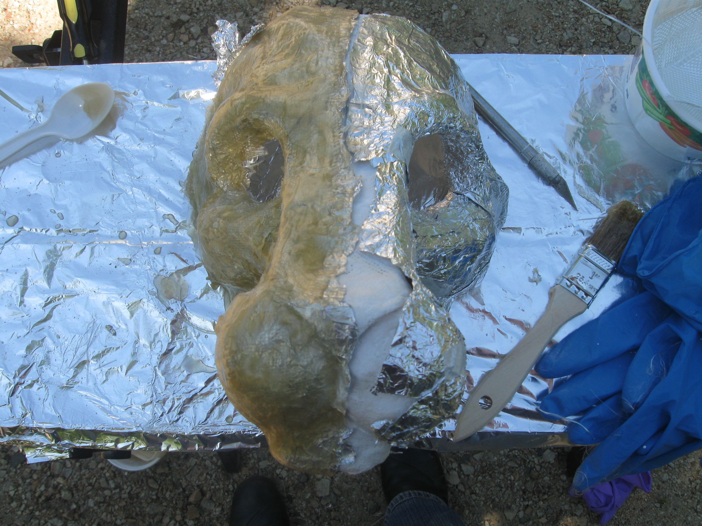 Making a Cat(?) Mask With Fiberglass : 18 Steps (with Pictures ...