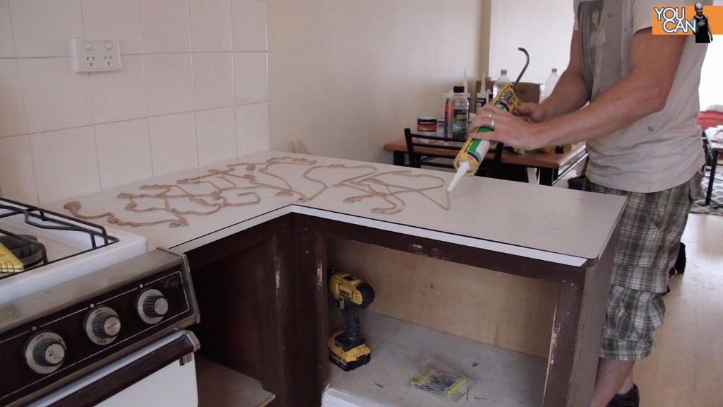 Install A Kitchen Countertop Without Removing The Old One Kitchen