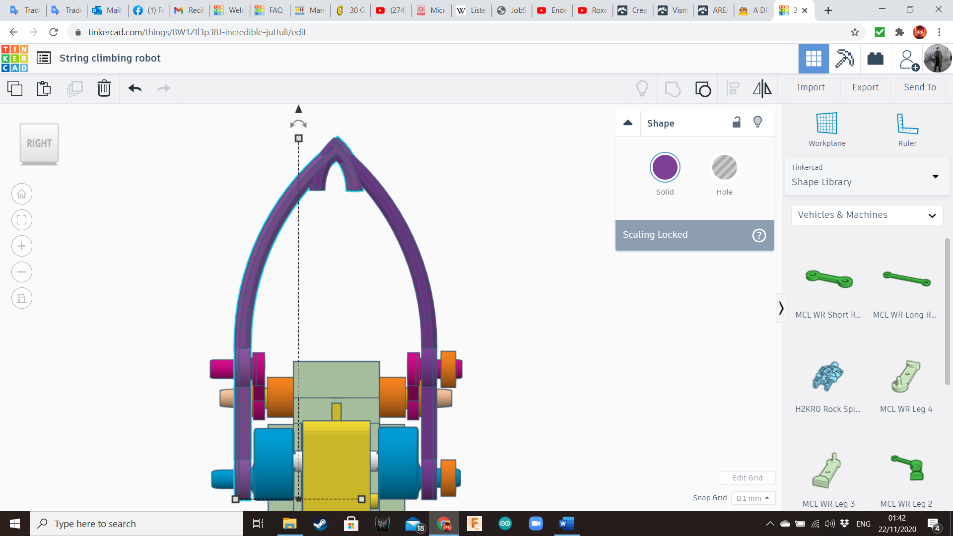 Tinkercad Robotics for School: Evil Zipline Robot! : 17 Steps (with ...