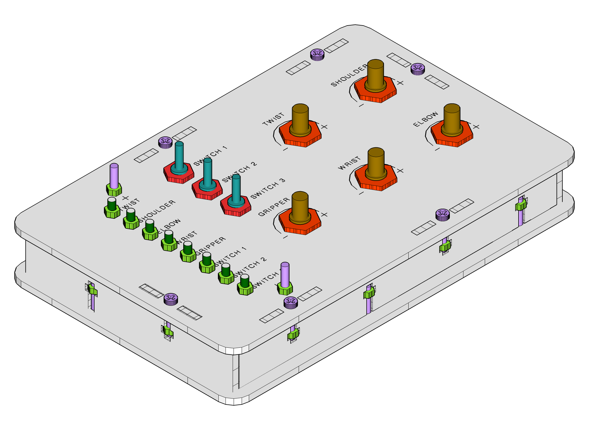A Little Switch and Potentiometer Box for Your Arduino : 4 Steps ...