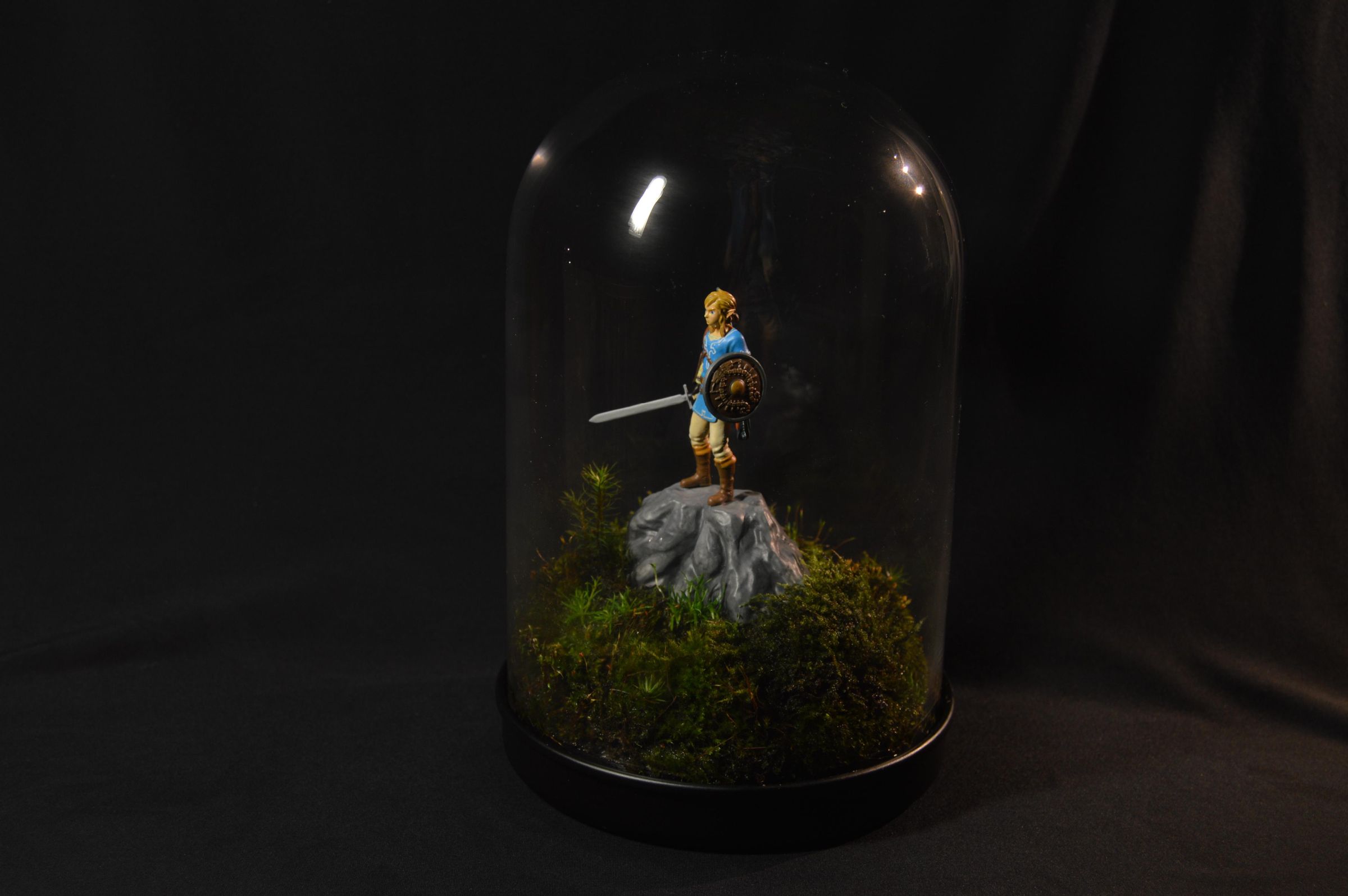 The Legend of Zelda - Moss Terrarium Using IKEA Glass Dome : 16 Steps ...