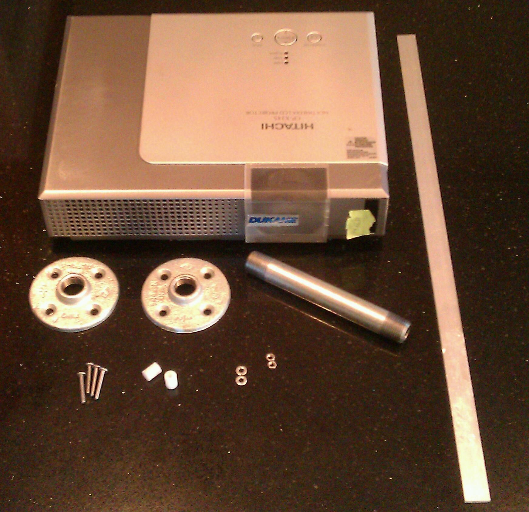 Projector Ceiling Mount for Hitachi Dukane : 6 Steps - Instructables