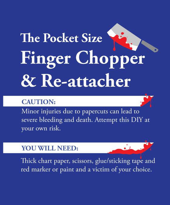 The Pocket Size Finger Chopper & Re-attacher - Instructables