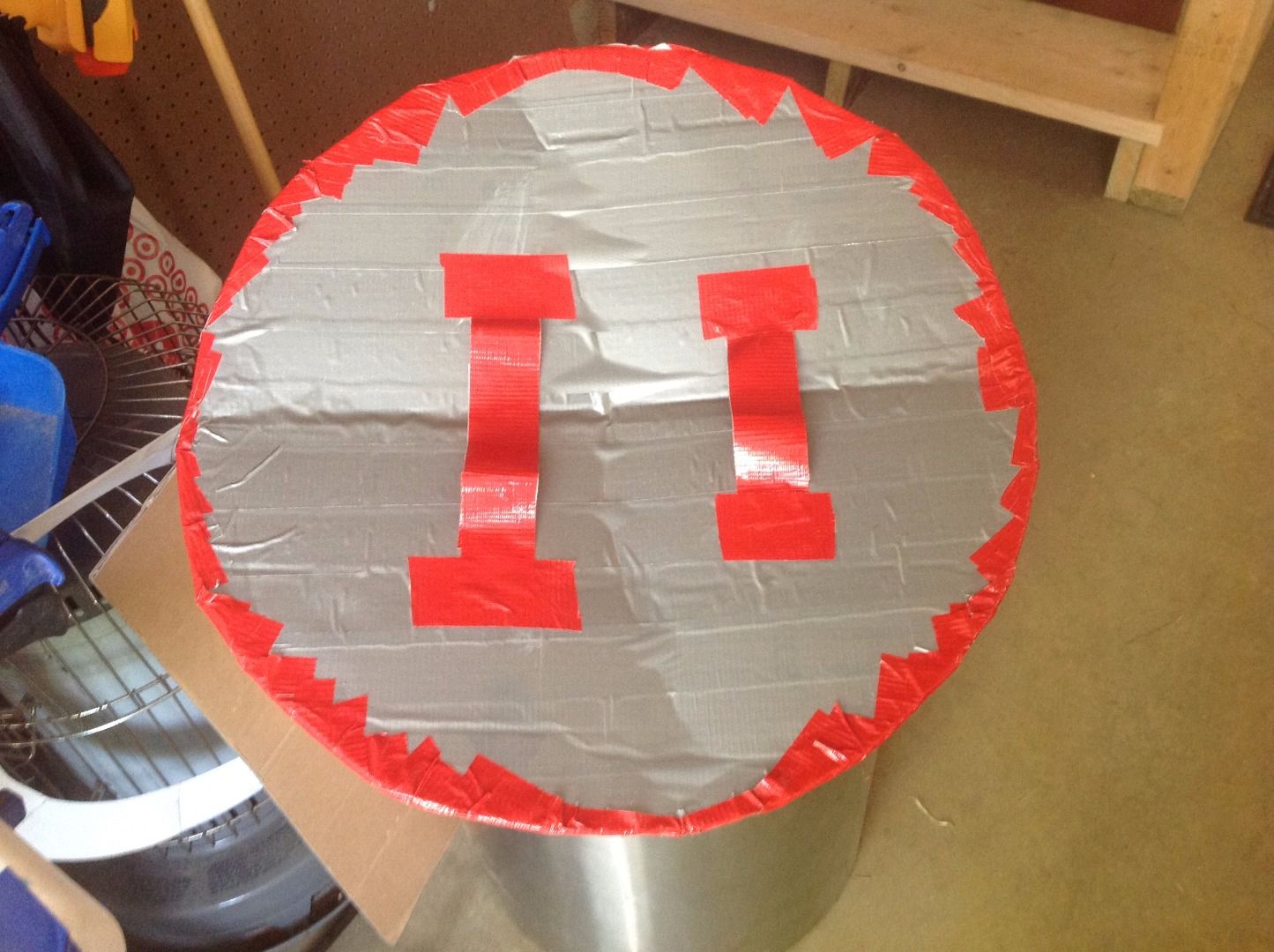 How to Make a Captain America Shield Out of Cardboard and Duct Tape ...