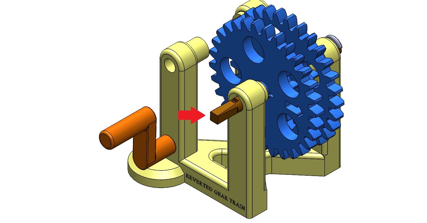 Reverted Gear Train : 3 Steps - Instructables