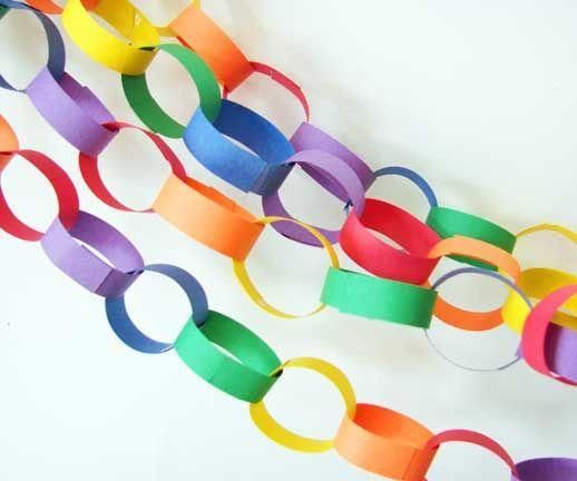 Paper Rings Chain Sukkah Decorations Under 5 Minutes! - DIY : 5 Steps ...