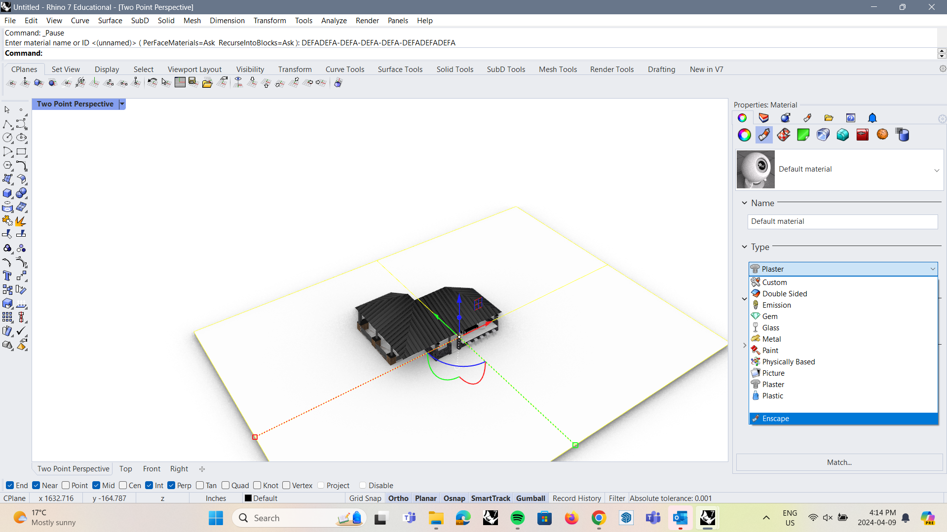 How to Render Through Rhino : 20 Steps - Instructables
