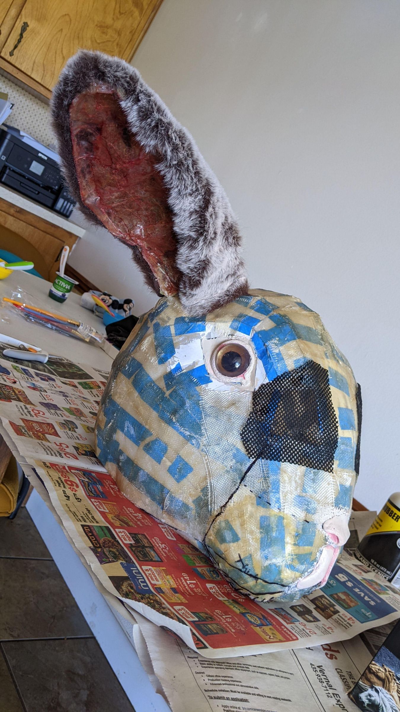 Realistic Bunny Head Costume : 7 Steps (with Pictures) - Instructables