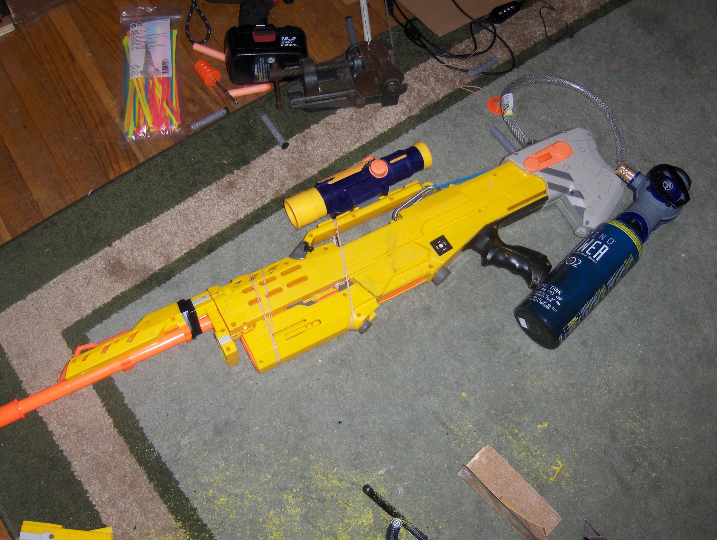 Semi-Automatic NERF Longshot : 10 Steps (with Pictures) - Instructables