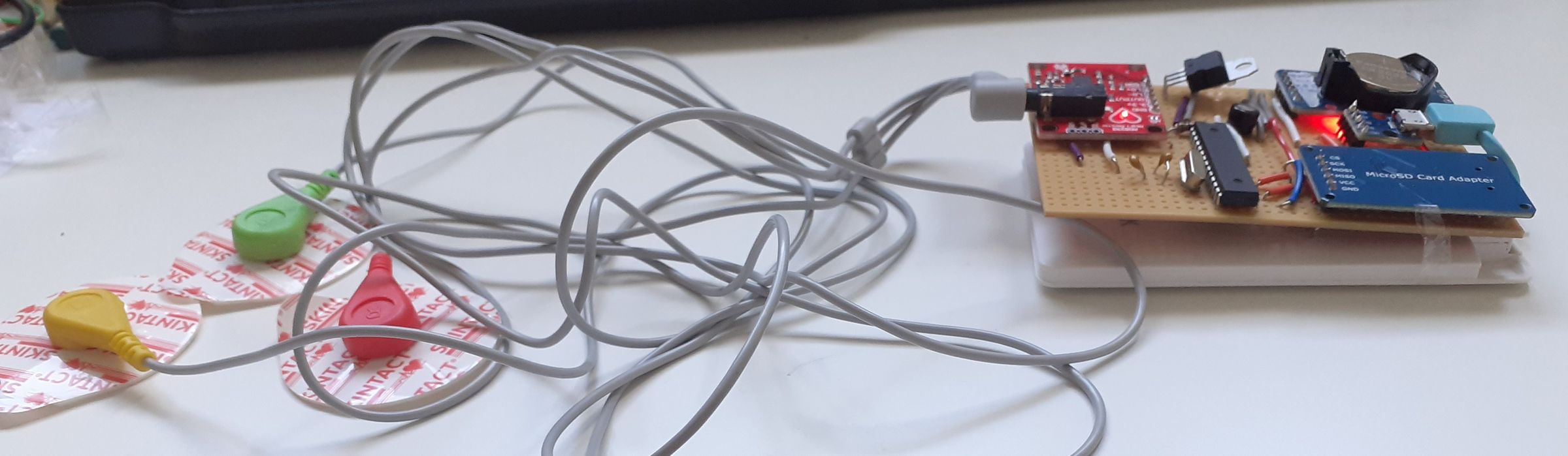 Simple, Portable Continuous ECG/EKG Monitor Using ATMega328 (Arduino ...