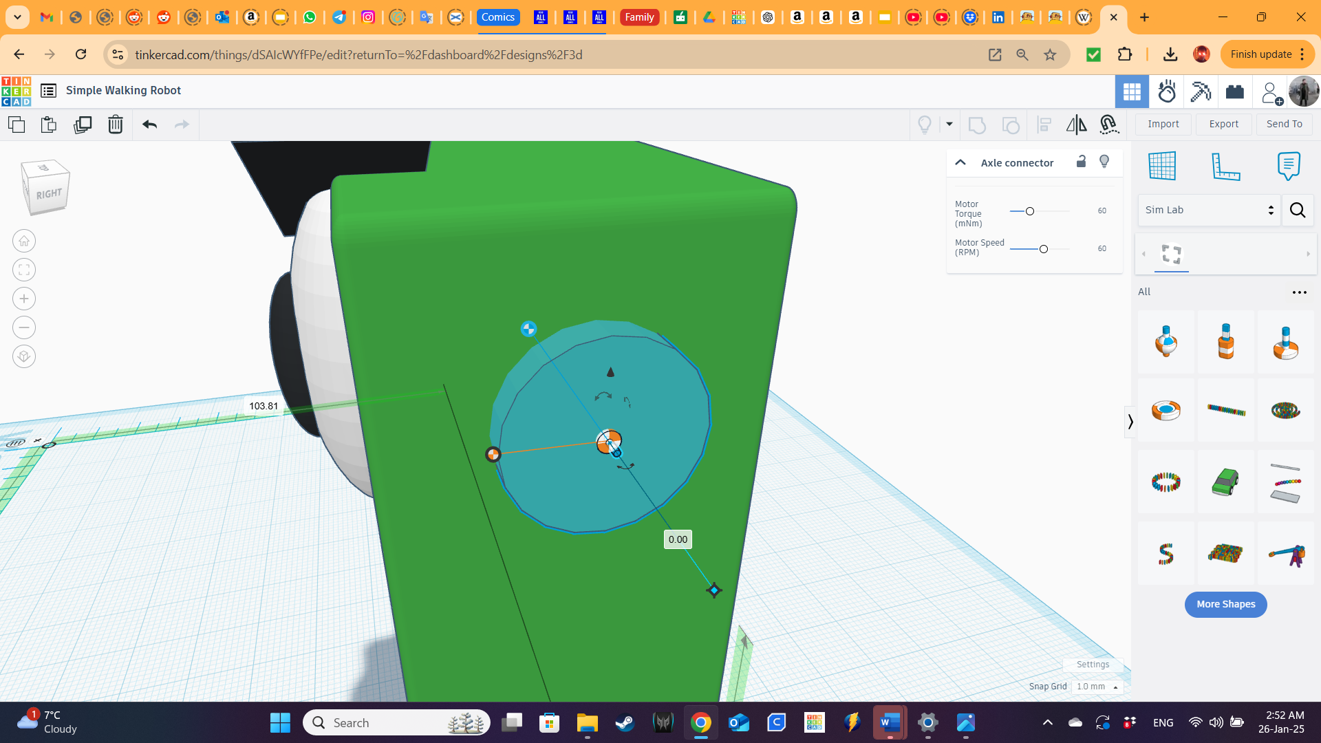 Tinkercad Robotics for School: SIMLAB KOMBAT! (virtual Walking Robots ...