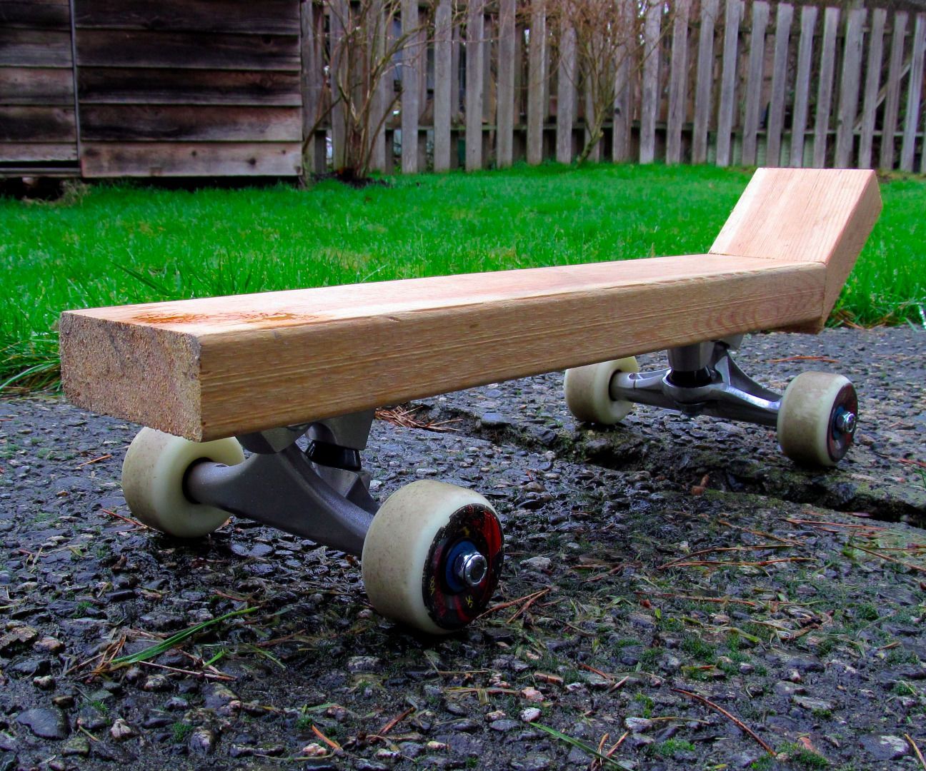 Make a Skateboard From a 2x4- an Extremely Fun (and Slightly Sketchy ...