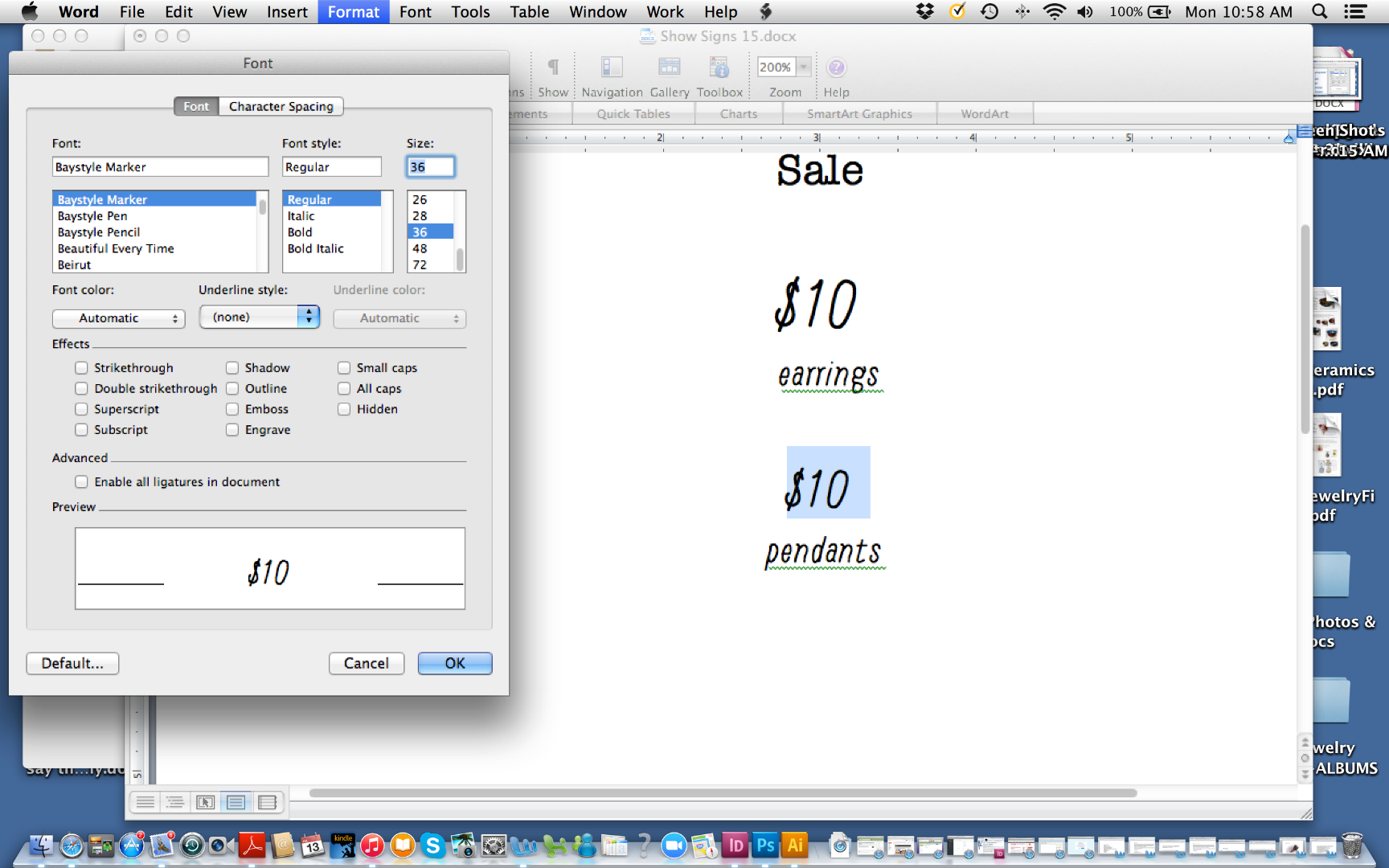 Easy Signs & Tags in Word : 4 Steps - Instructables