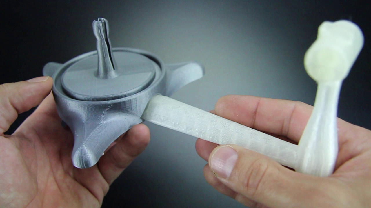 Universal Stand-alone Filament Spool Holder (Fully 3D-printable) : 11 ...