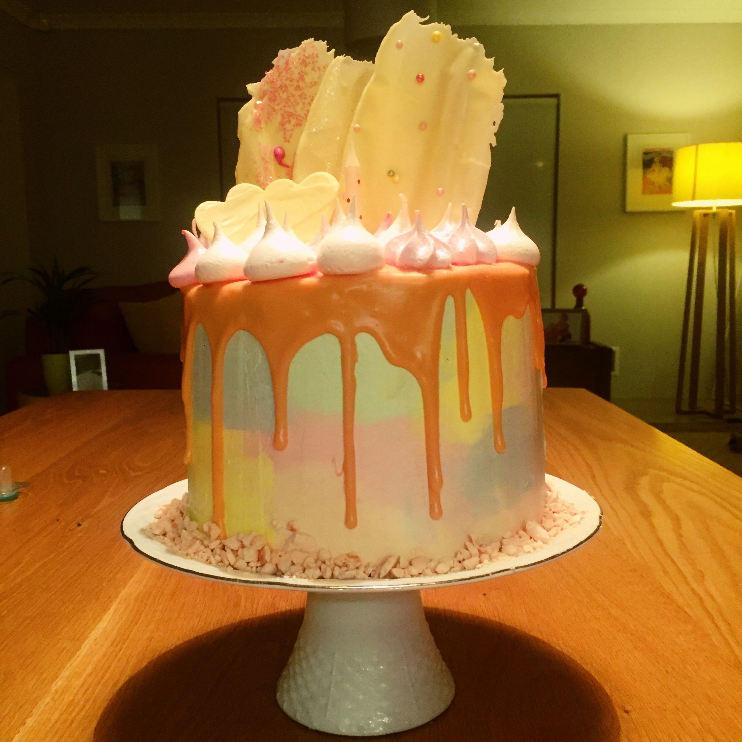 PASTEL WATERCOLOUR DRIP CAKE : 7 Steps (with Pictures) - Instructables