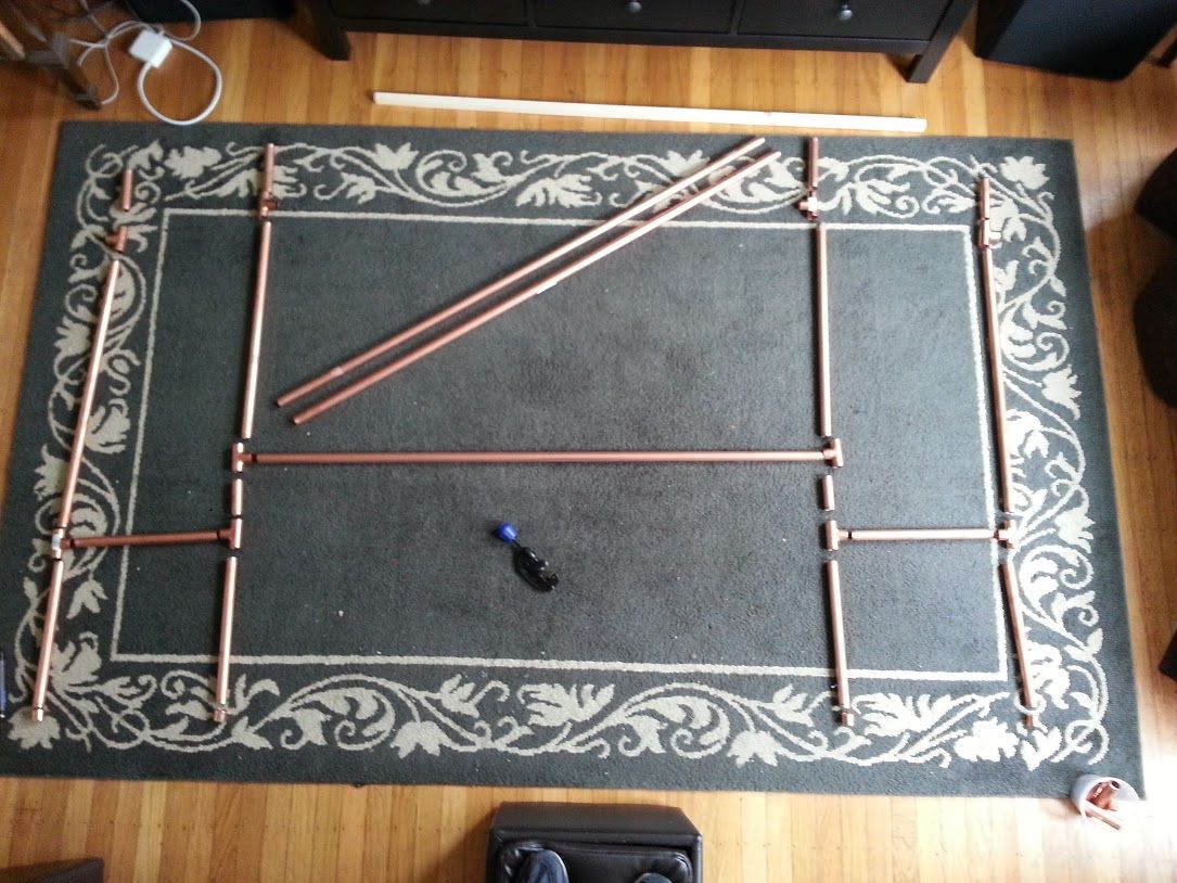 Easy Copper Pipe and Reclaimed Wood Table : 5 Steps (with Pictures ...