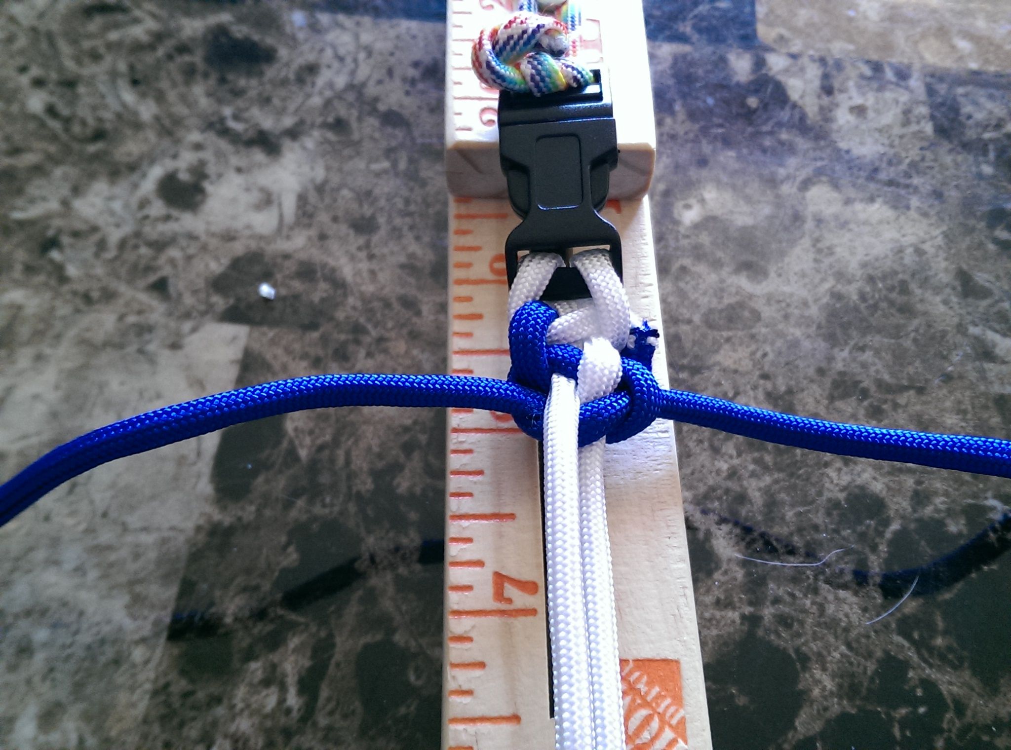 Stitched Solomon Paracord Bracelet : 7 Steps - Instructables