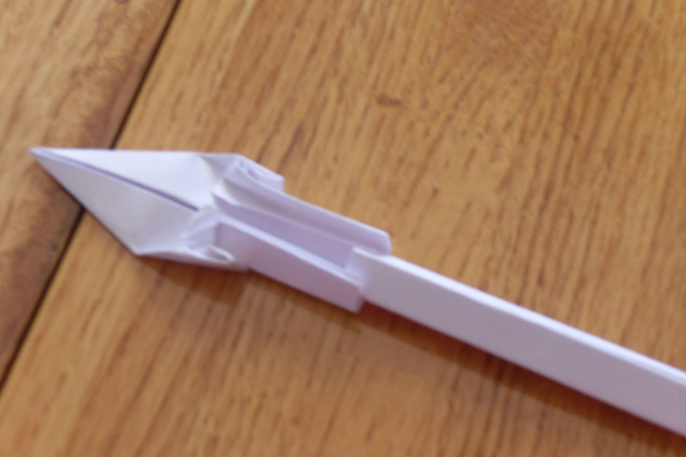 Origami Paper Spear : 4 Steps - Instructables