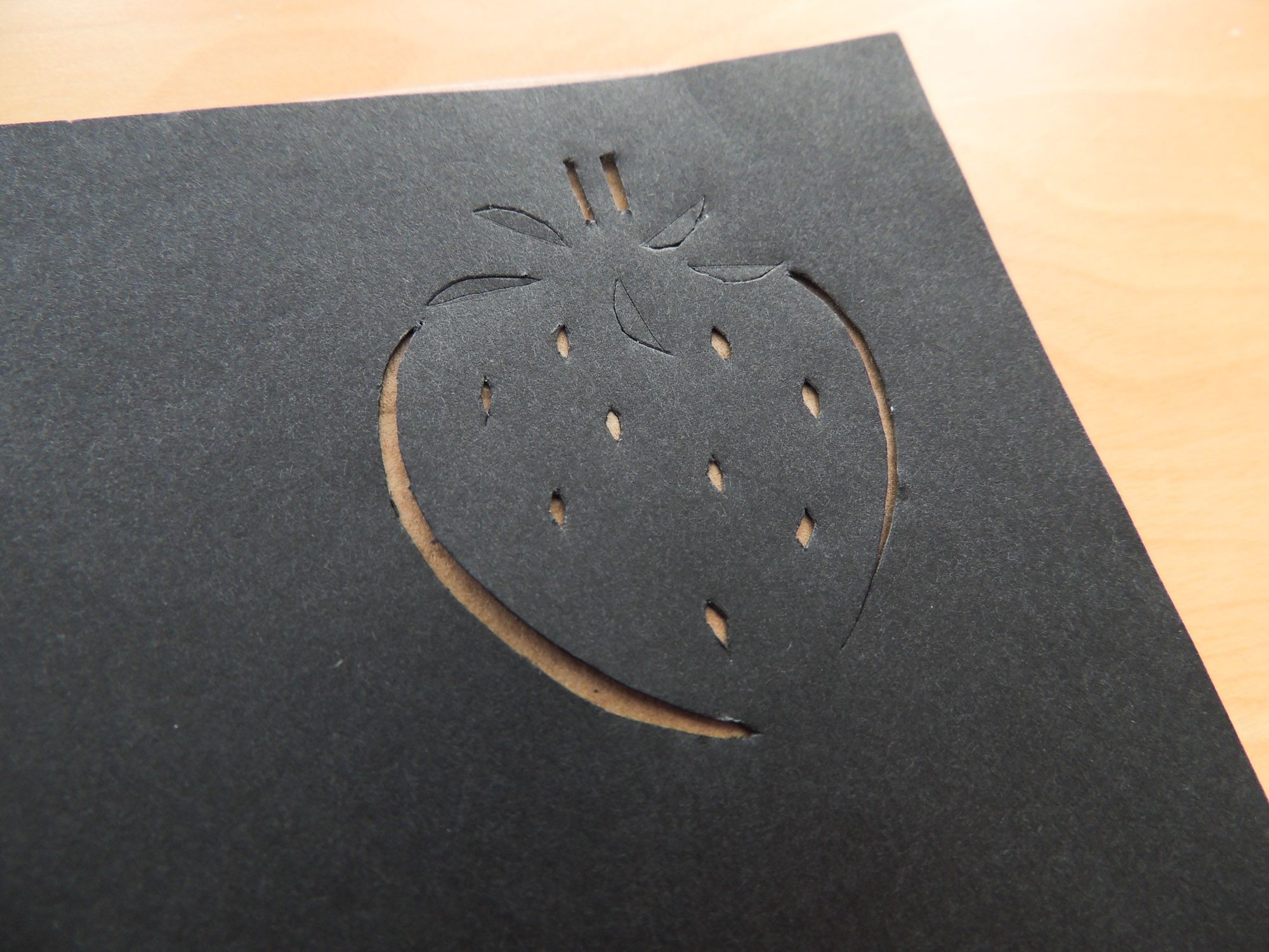 Eye-Catching Paper Cut Strawberry Design : 6 Steps (with Pictures ...
