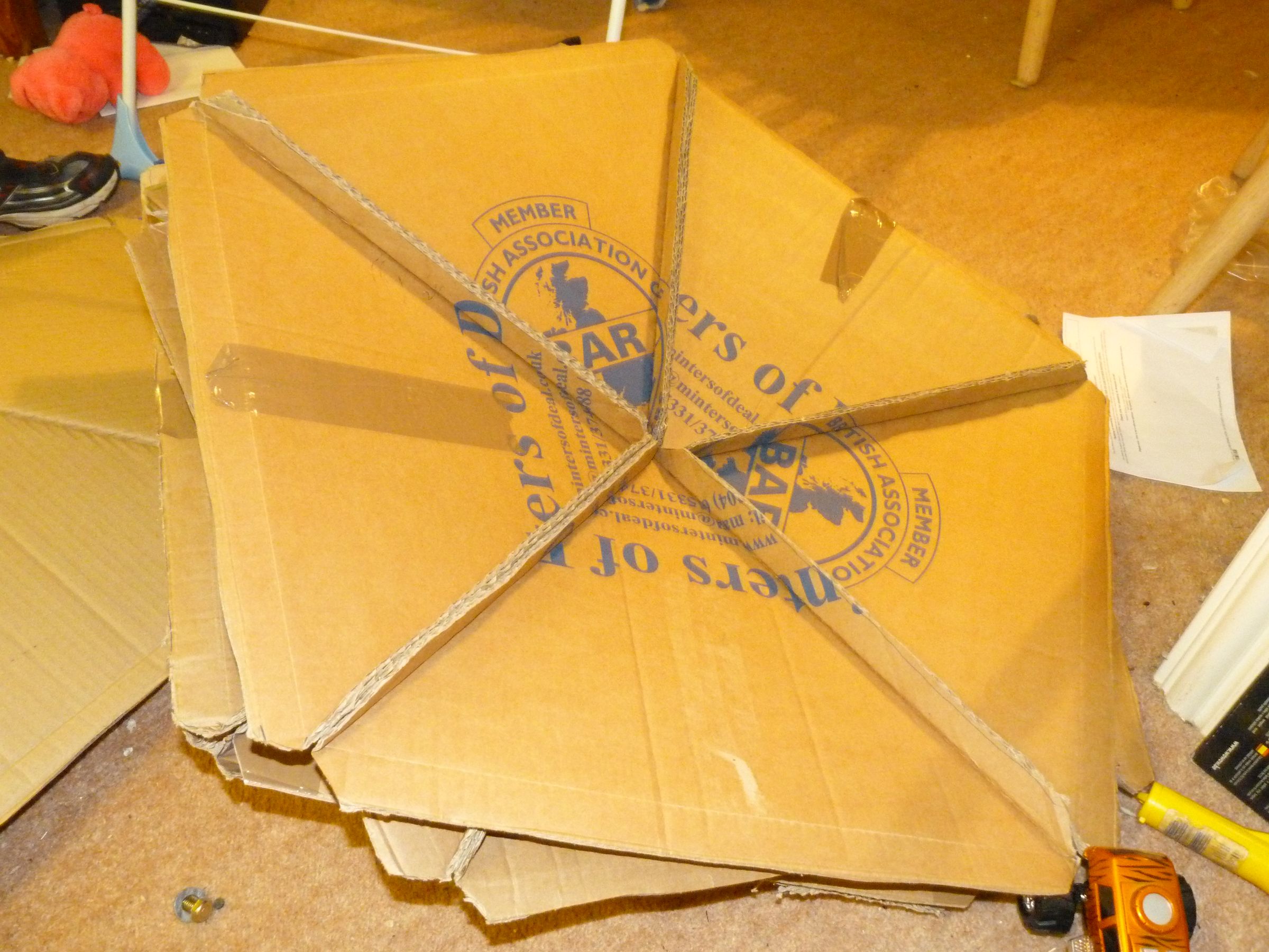 Cardboard Geodesic Play Den (with Pictures) - Instructables