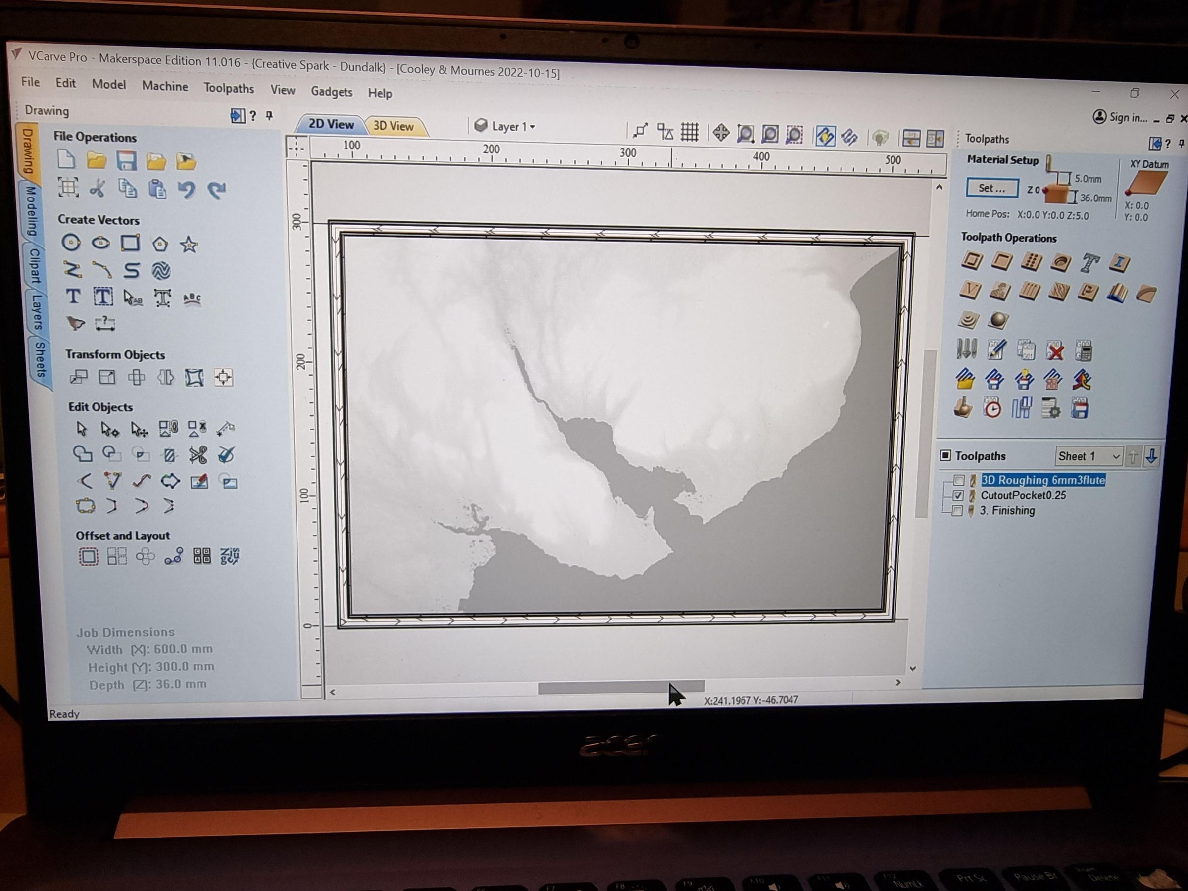 Carving 3D Terrain Topographic Relief Maps on a CNC Machine by Steve M ...