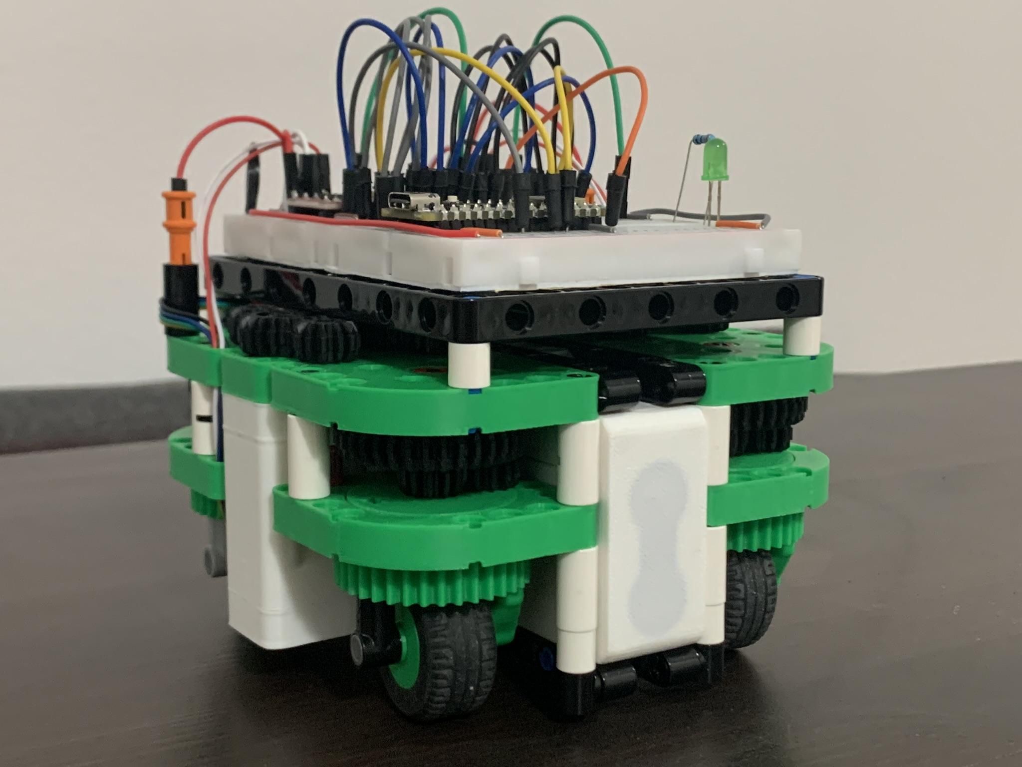 Swervebot: 3d-Printed Lego-compatible Omnidirectional Robot : 7 Steps (with Pictures ...