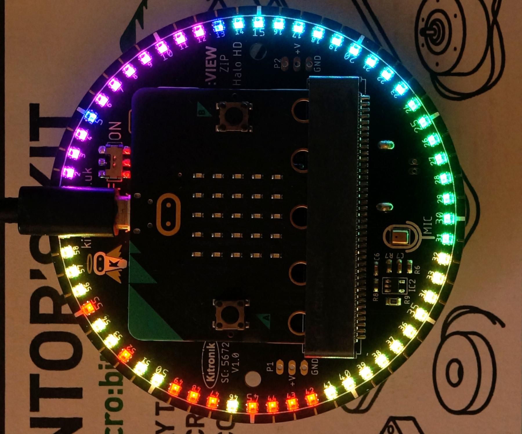 Rainbows in MakeCode on a 4tronix Cube:Bit (RGB LED Cube) : 5 Steps ...