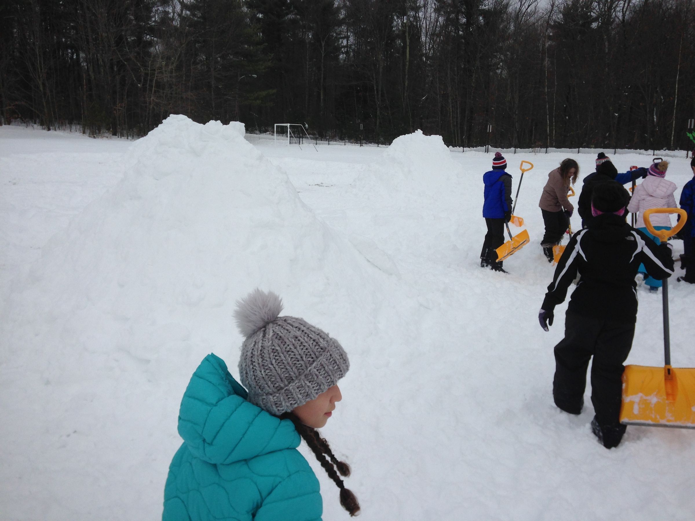 Let's Make a Snow Fort! - Building a Quinzhee : 7 Steps (with Pictures ...