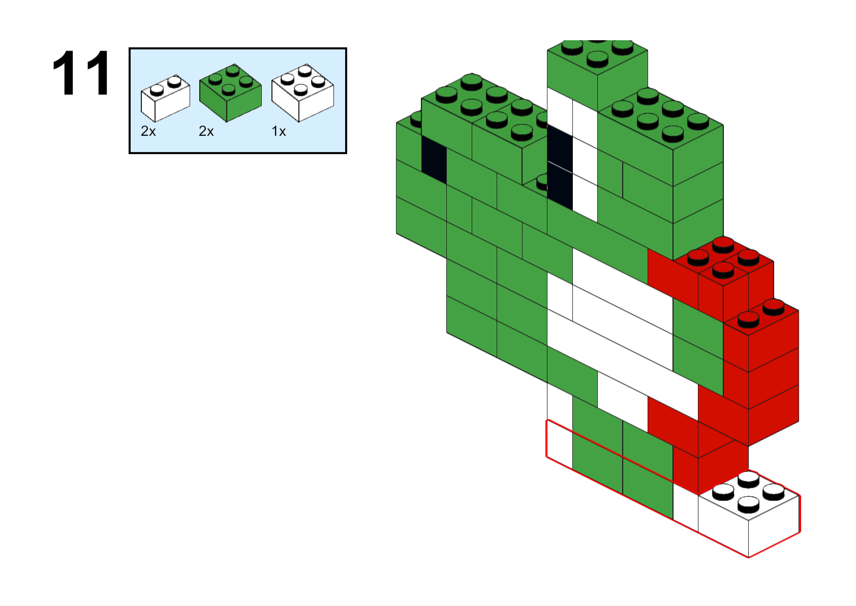 How to Build Yoshi From Super Mario Using Lego Bricks - Stop Motion ...