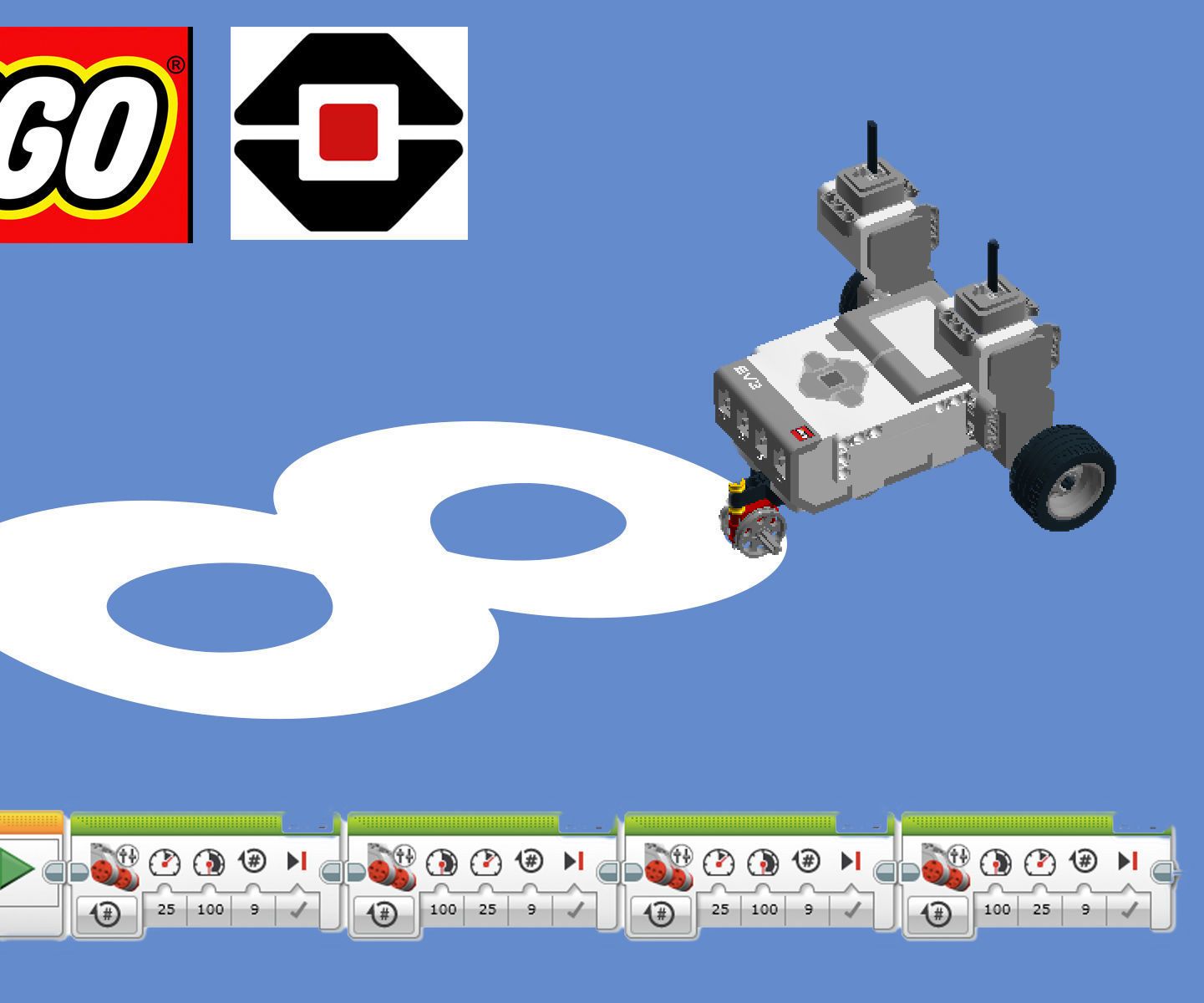 EV3 Tricycle Figure 8 Rider : 8 Steps - Instructables