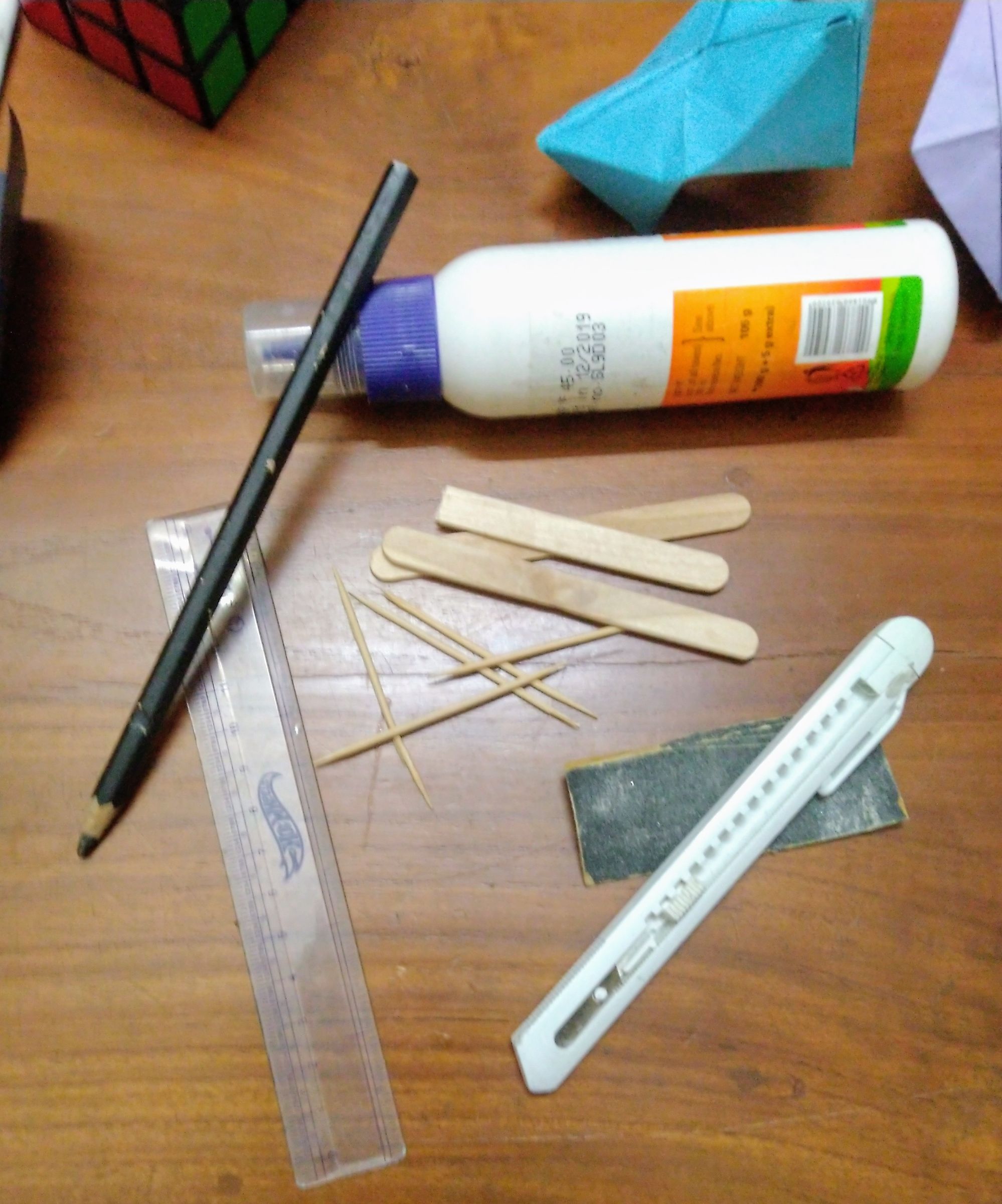 Easy , Mini Wood Sailing Ship From Popsicle Sticks : 5 Steps ...