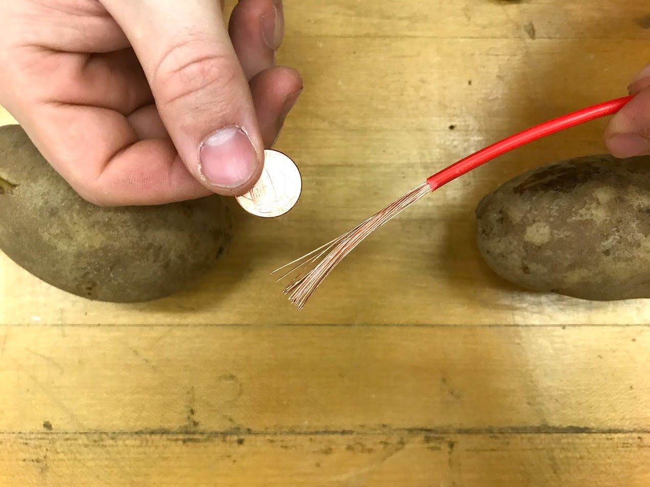 Potato Battery: Understanding Chemical and Electrical Energy : 13 Steps ...