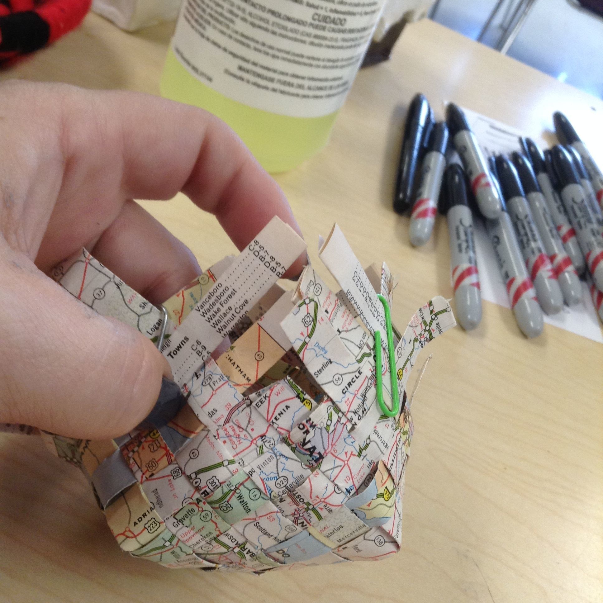 Plaited Paper Basket : 6 Steps - Instructables