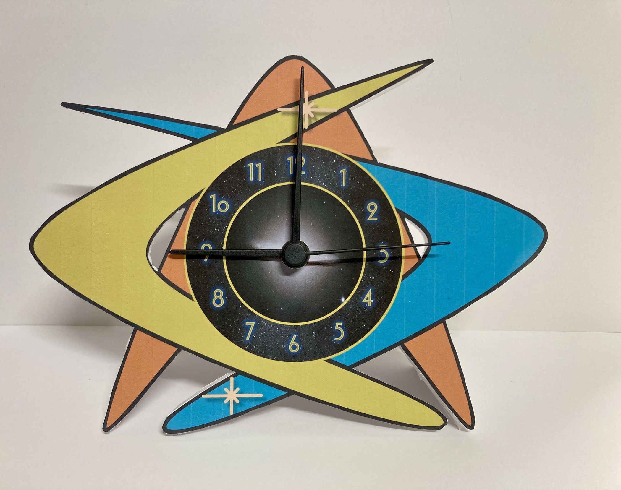 Handmade Space Age Clock : 8 Steps (with Pictures) - Instructables