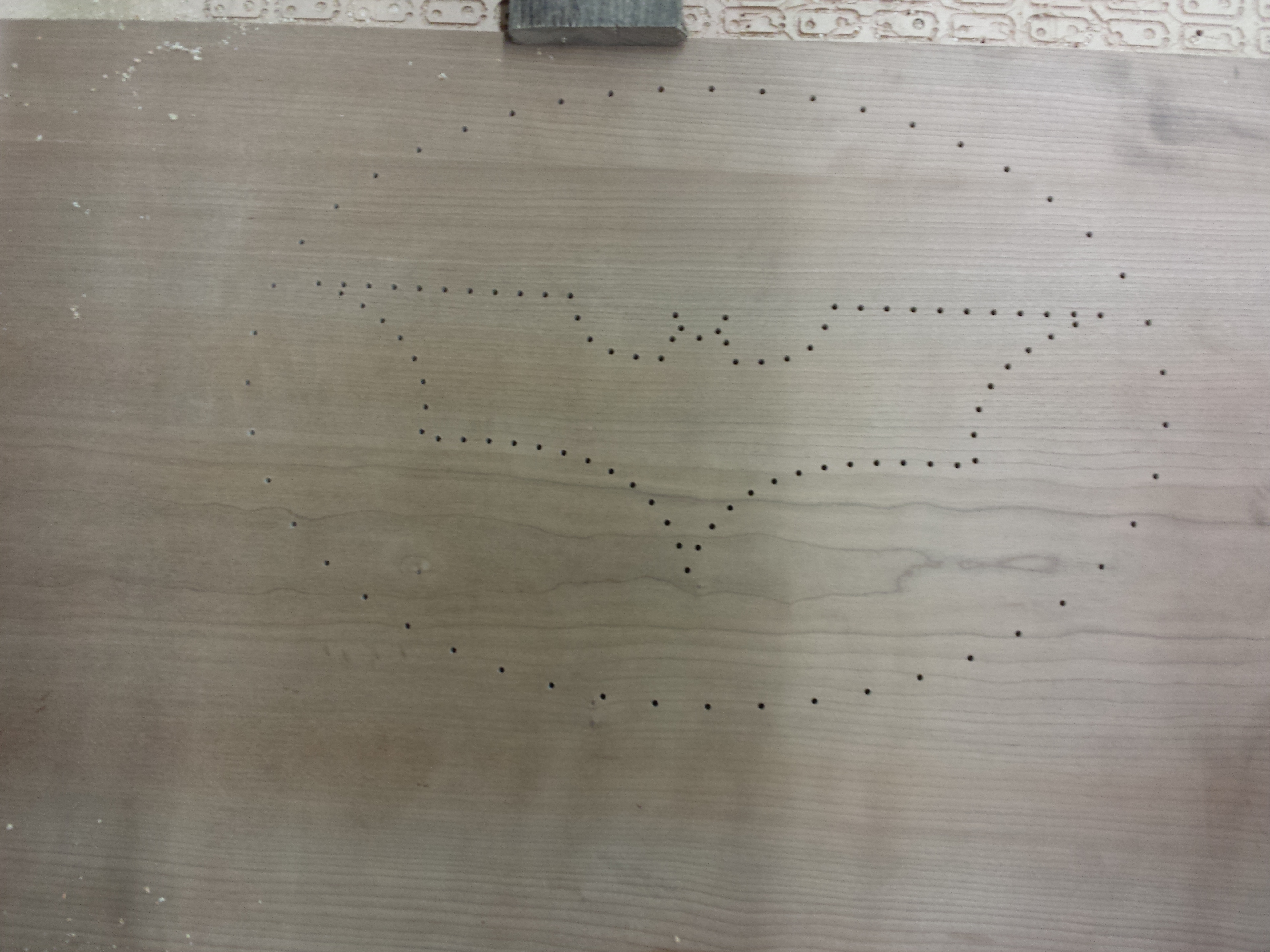 String Art in Shadow Box (Batarang) - Instructables