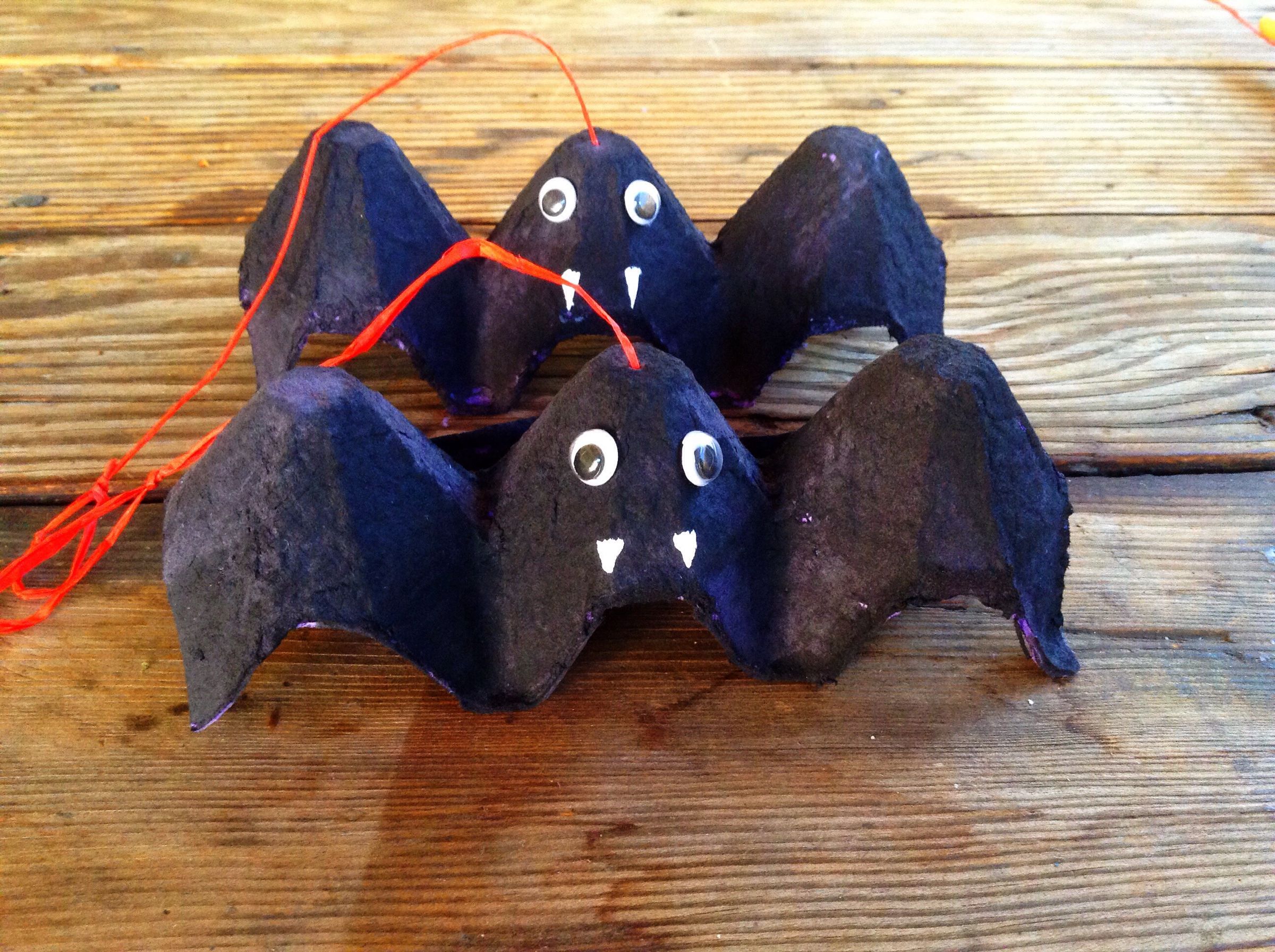 Egg Carton Bats - Instructables