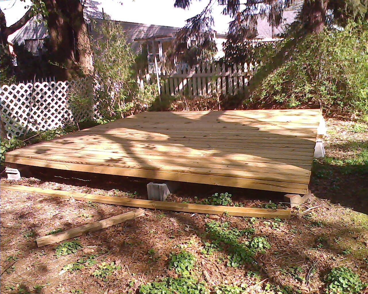 How to Build a Floating Deck : 3 Steps - Instructables