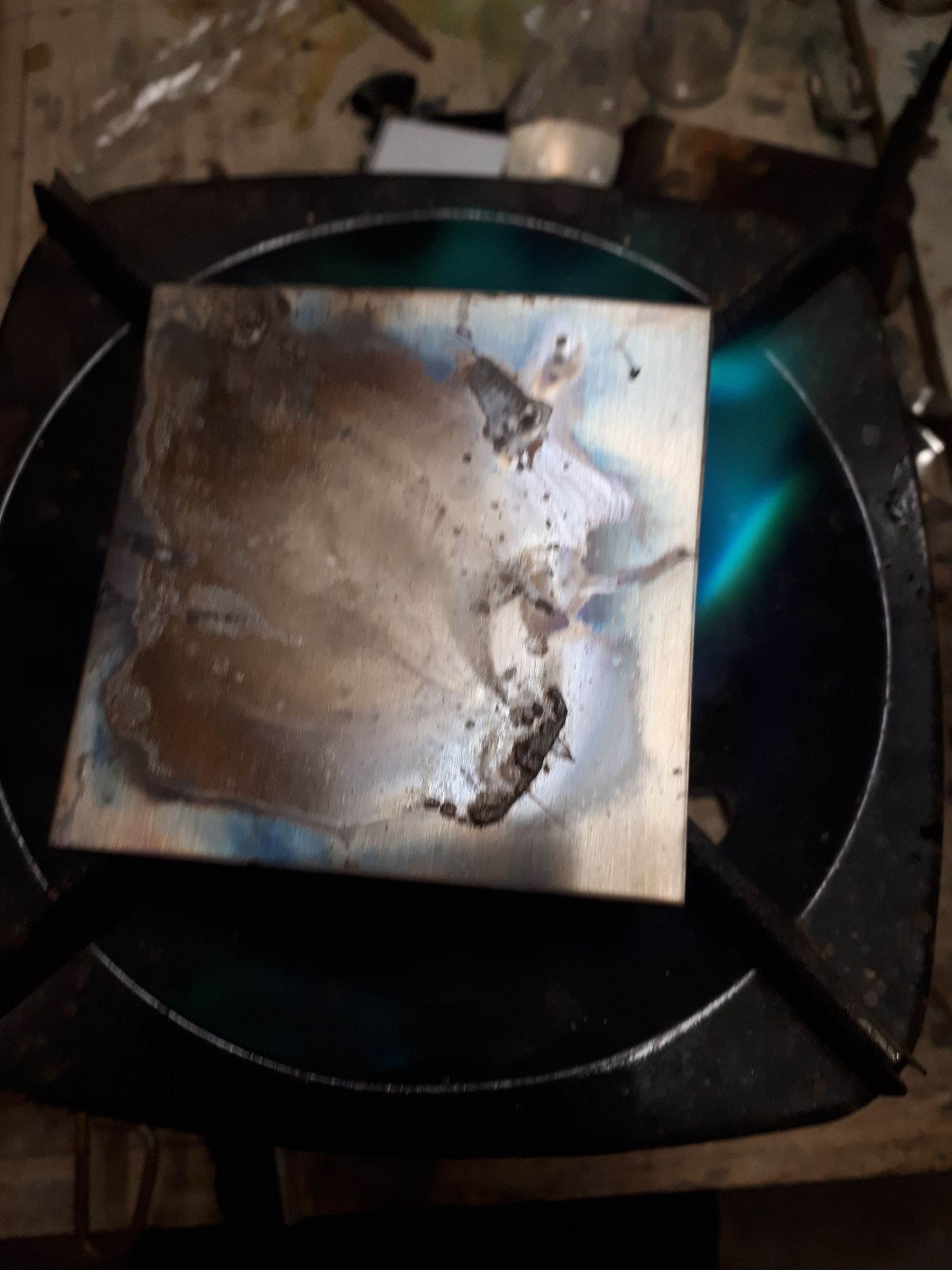 Gold Plated Steel With Propane (High Heat Method). : 4 Steps ...