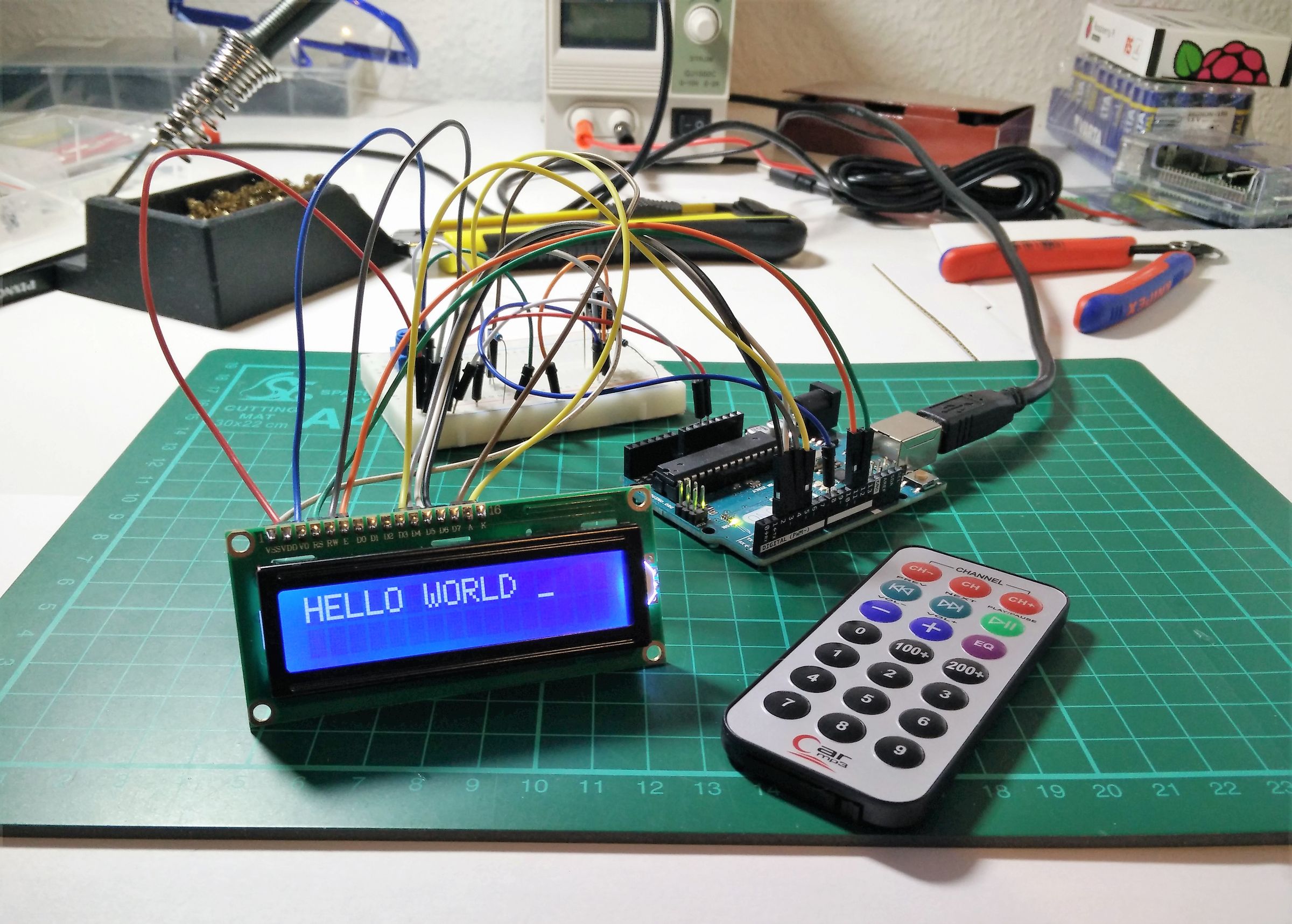 Send Text to Arduino With IR Remote Control - Instructables