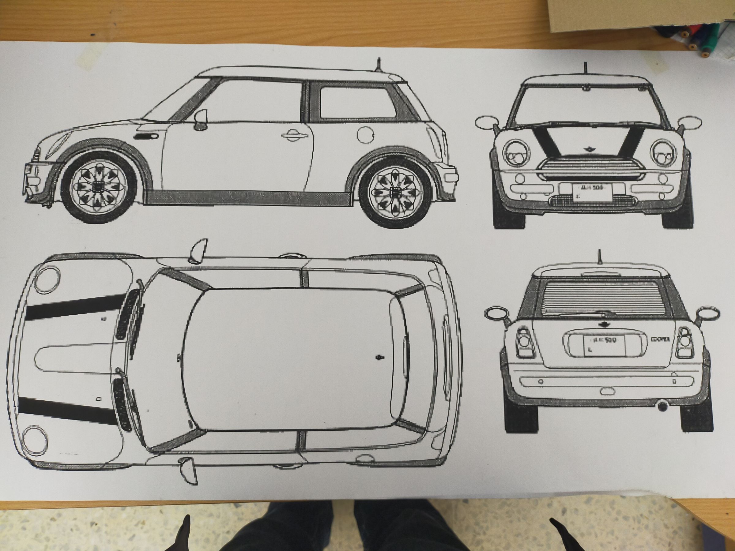 A Cardboard Mini Cooper : 6 Steps - Instructables